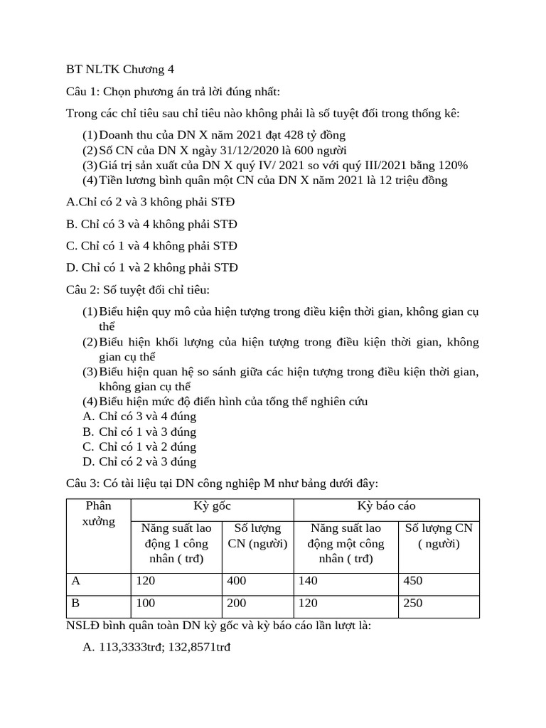 BT NLTK Chương 4 | PDF