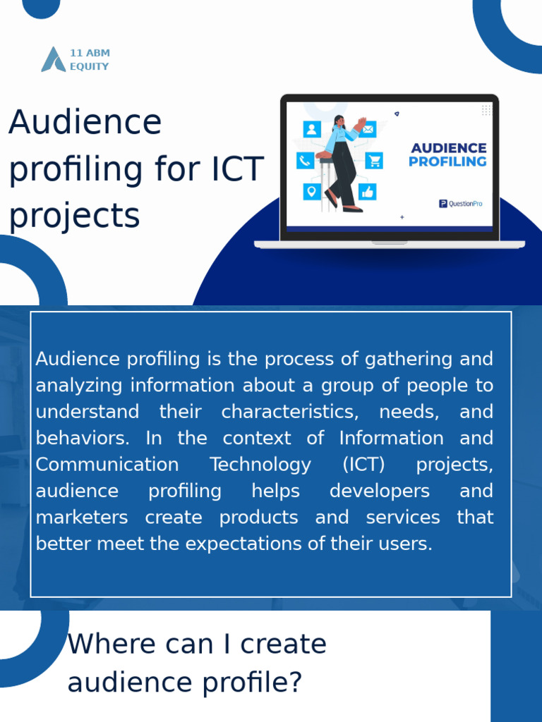 ICT Project and Audience Profiling 2 | PDF | Educational Technology | Usability