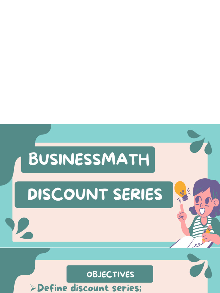 a1Discount Series | PDF | Discounts And Allowances | Prices