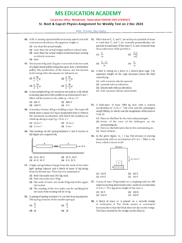 NEET & EAPCET Physics Prep Guide | PDF