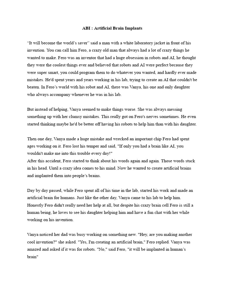 Alin Dhianabila_Preliminary Round_ABI _ Artificial Brain Implants | PDF