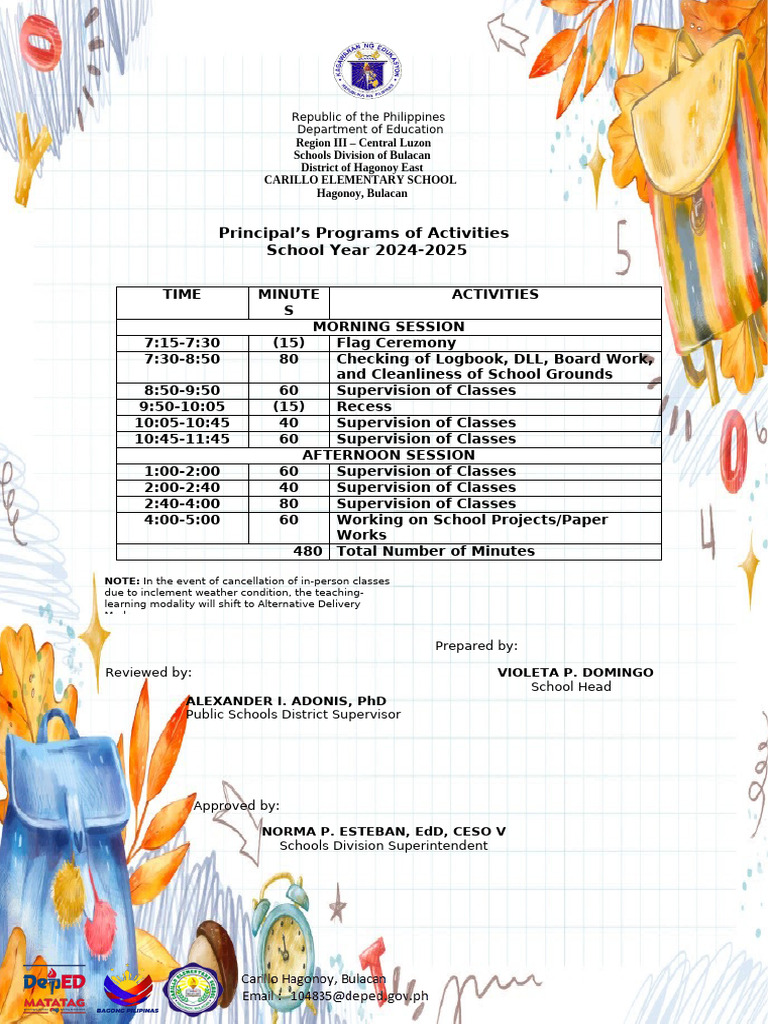 Principals Program | PDF