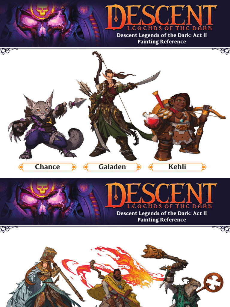 Descent Legends Act II Painting Guide | PDF