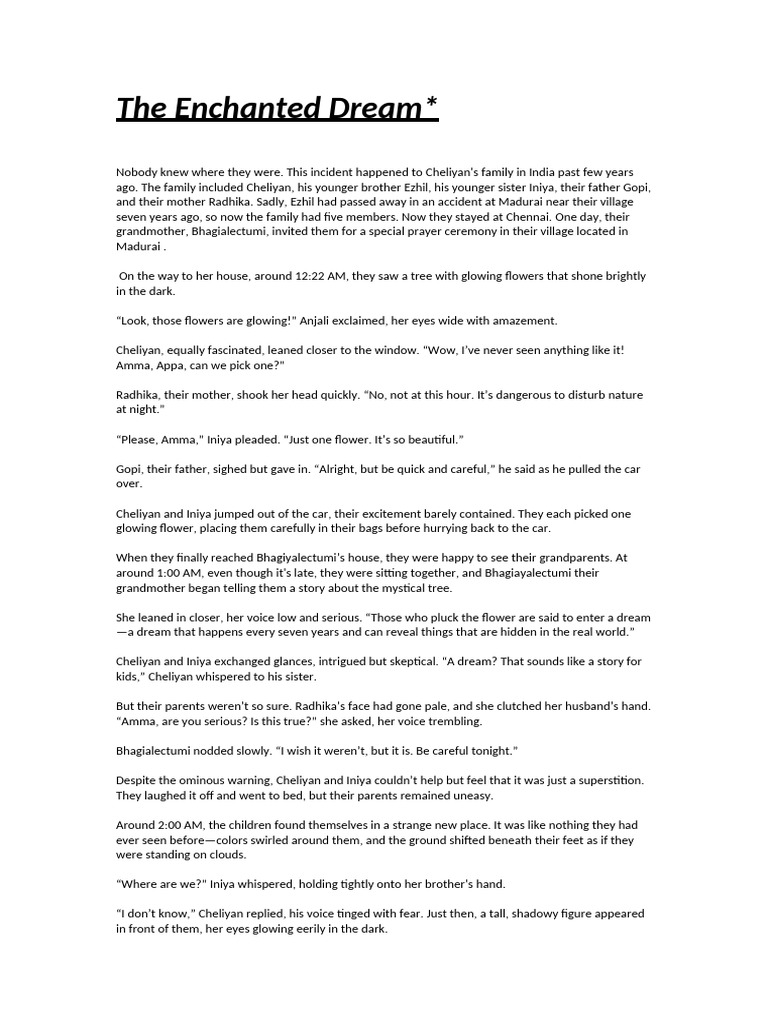 The Enchanted Dream | PDF