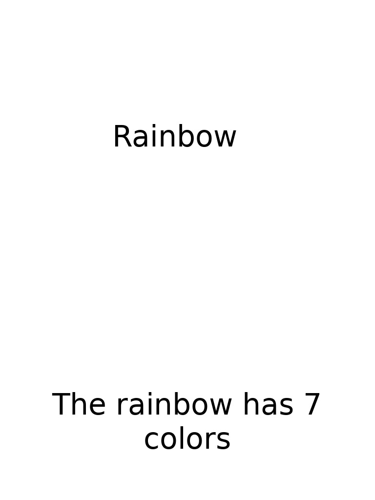 about the rainbow | PDF