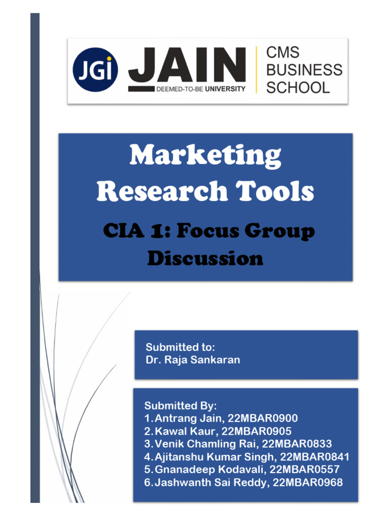 MRT 1 | PDF | Focus Group | Human Communication