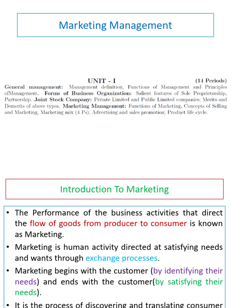 Marketing Management IMED | PDF | Marketing | Product (Business)