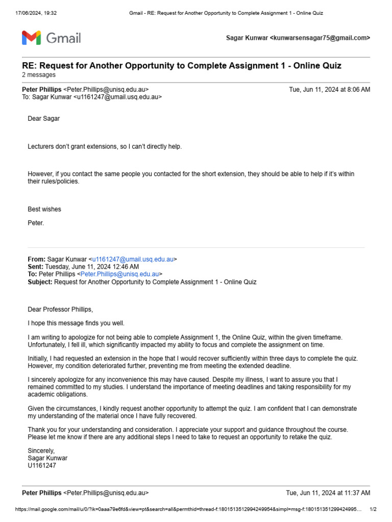 Professor Phillip's Approval | PDF