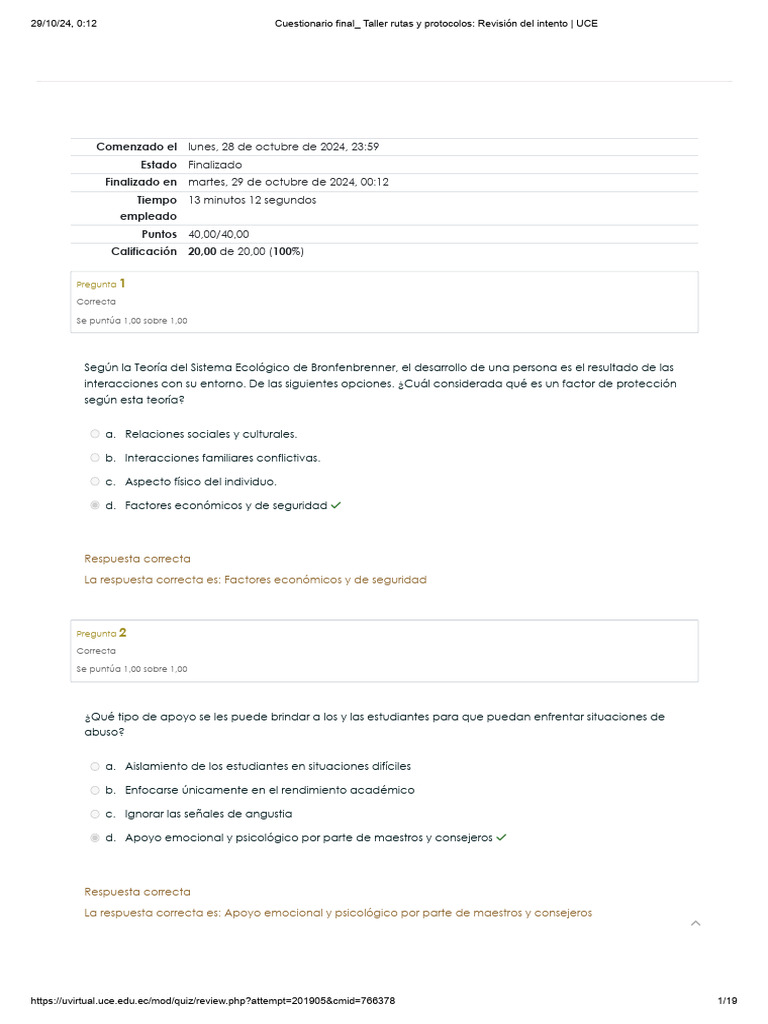 Cuestionario Final | PDF | Violencia | Violencia sexual