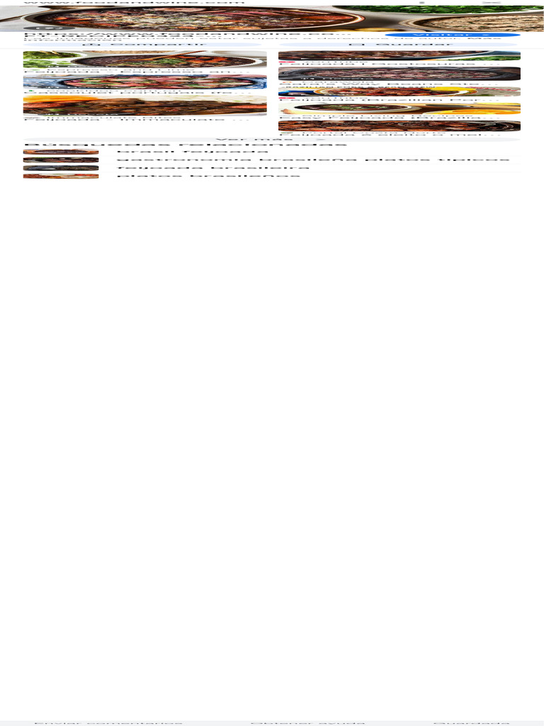 Receta Tradicional de Feijoada Brasileña | PDF