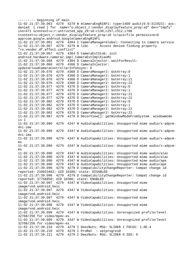 Logcat 1730558258990 | PDF | Computing | Computer Programming