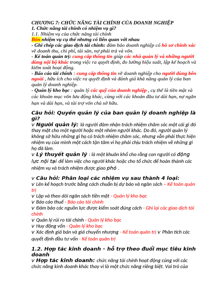 VIE - LT - Chapter 7 | PDF