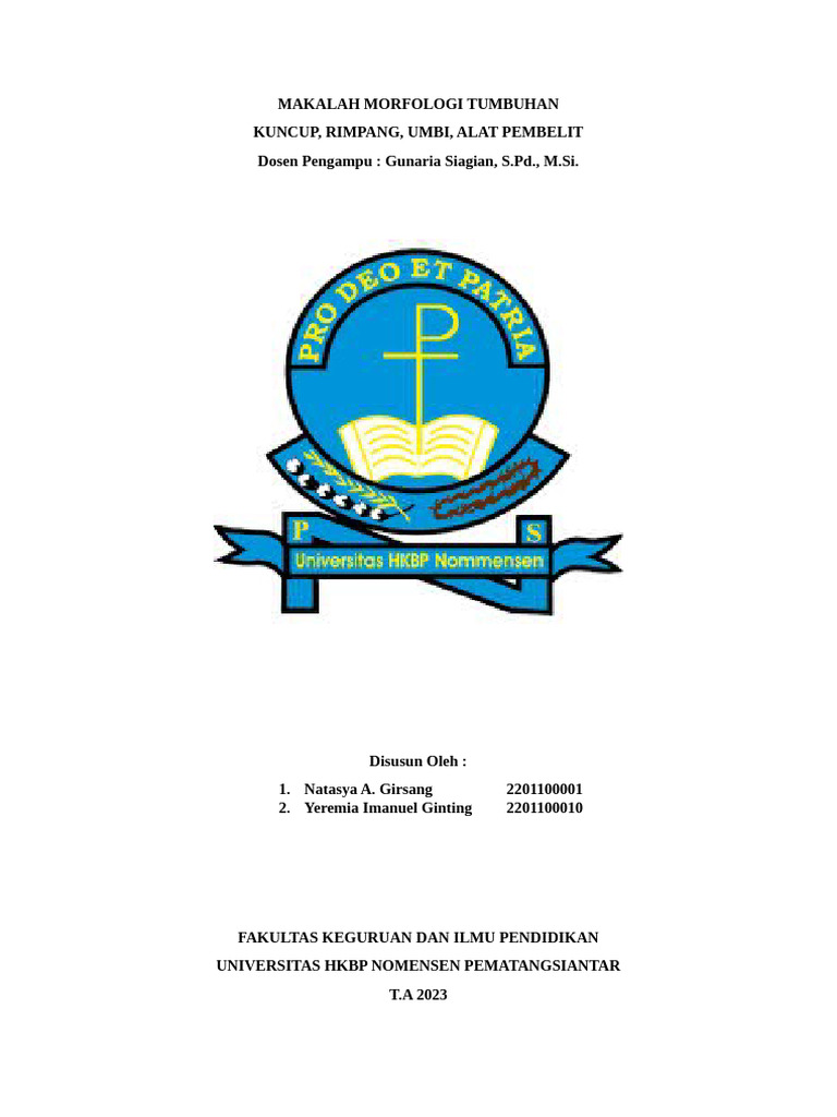 Dokumen (3) Morfologi Tumbuhan | PDF