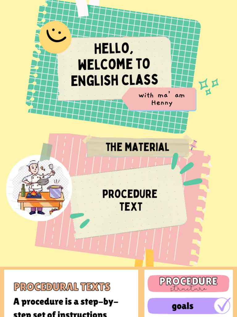 Hello, Welcome To English Class | PDF