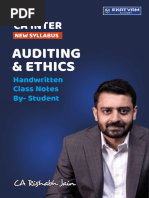 AUDIT Handwritten | PDF | Audit | Financial Audit