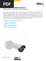 Datasheet Axis p3735 Ple Panoramic Camera en US 443423 | PDF | Camera ...