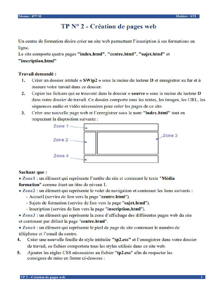 TP2-HTML&CSS | PDF TP2-HTML&CSS | PDF