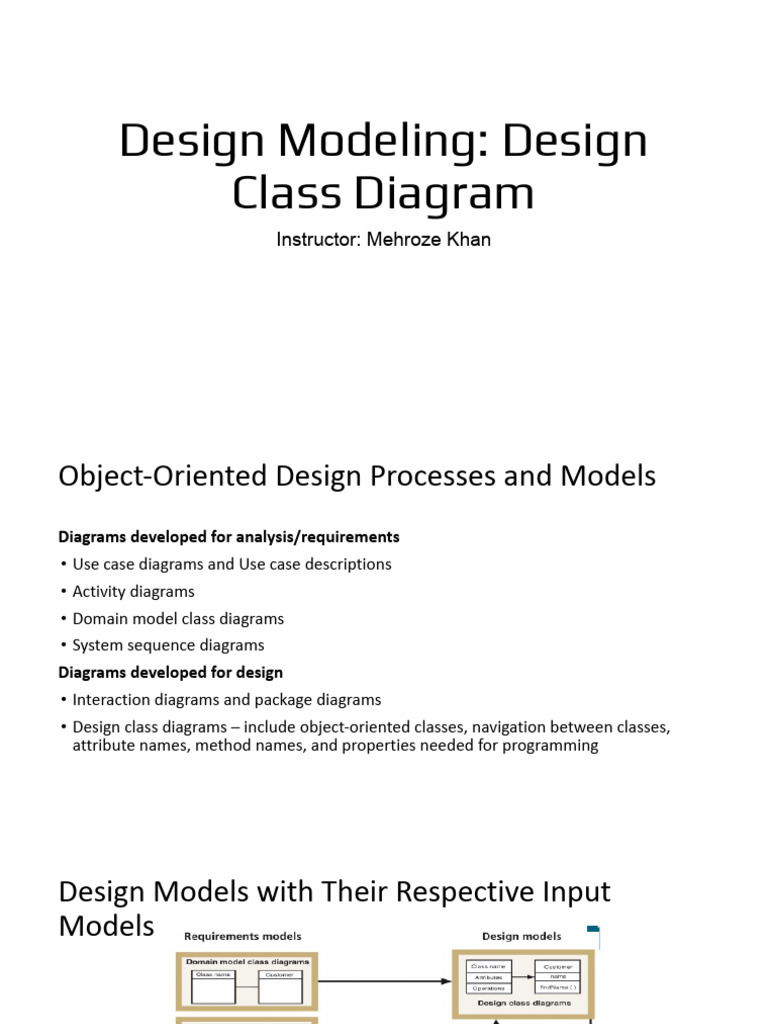 Design Class Diagram Essentials | PDF | Class (Computer Programming ...