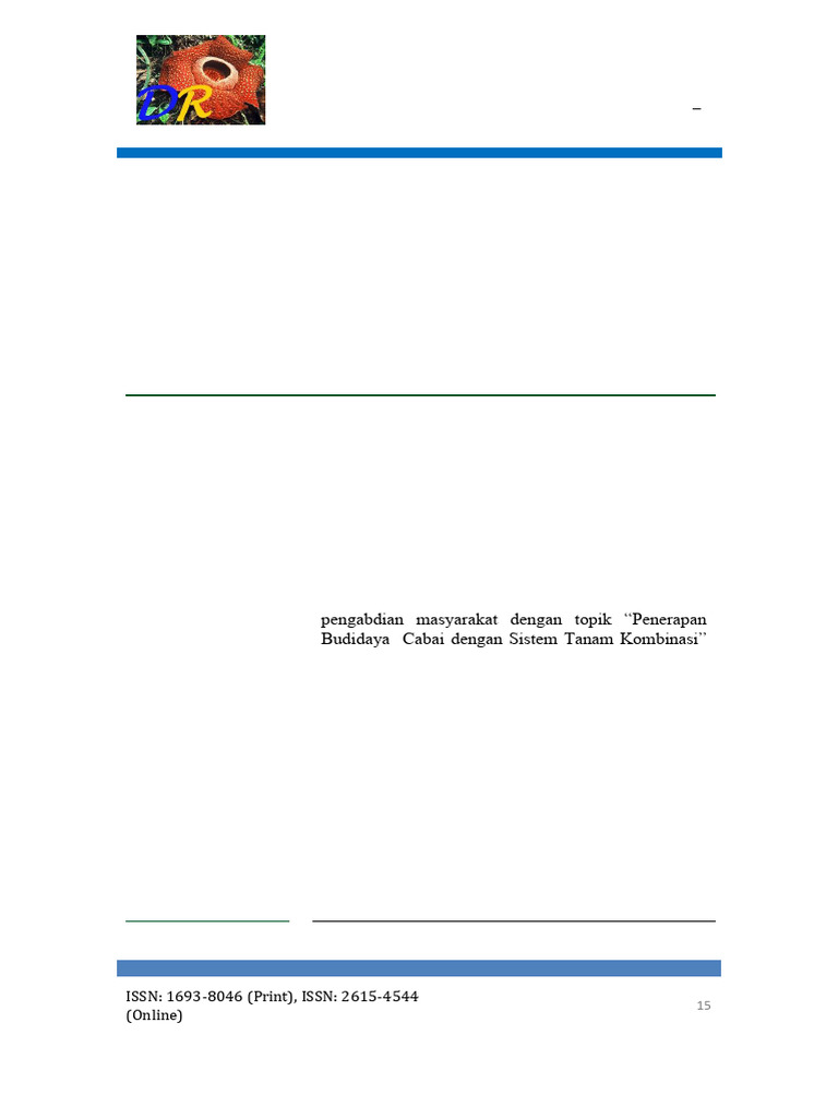 Budidaya Cabai Kombinasi di KWT | PDF