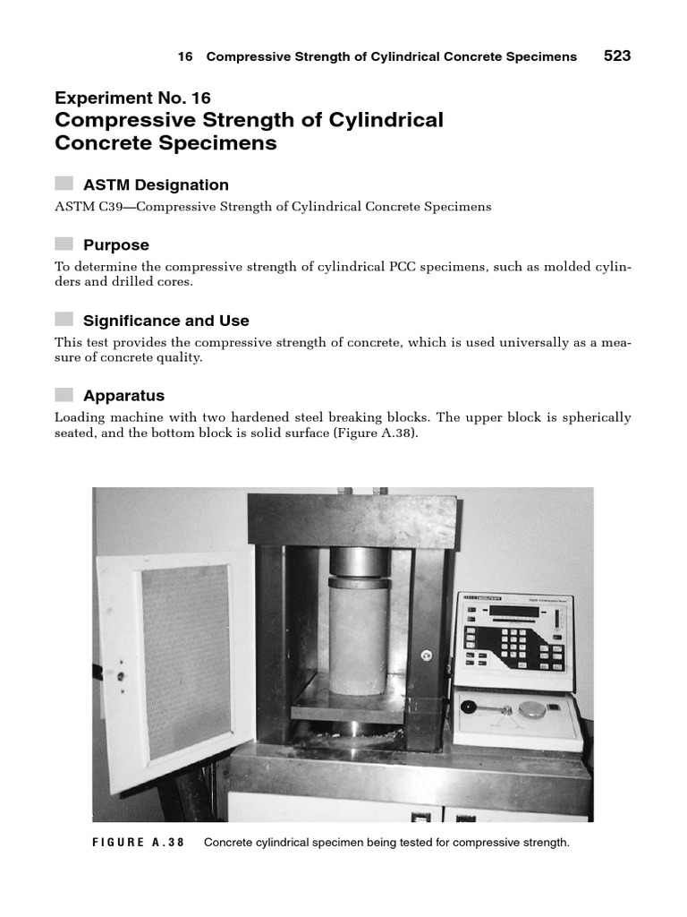 Compressive Strength Testing of Concrete | PDF | Fracture | Concrete