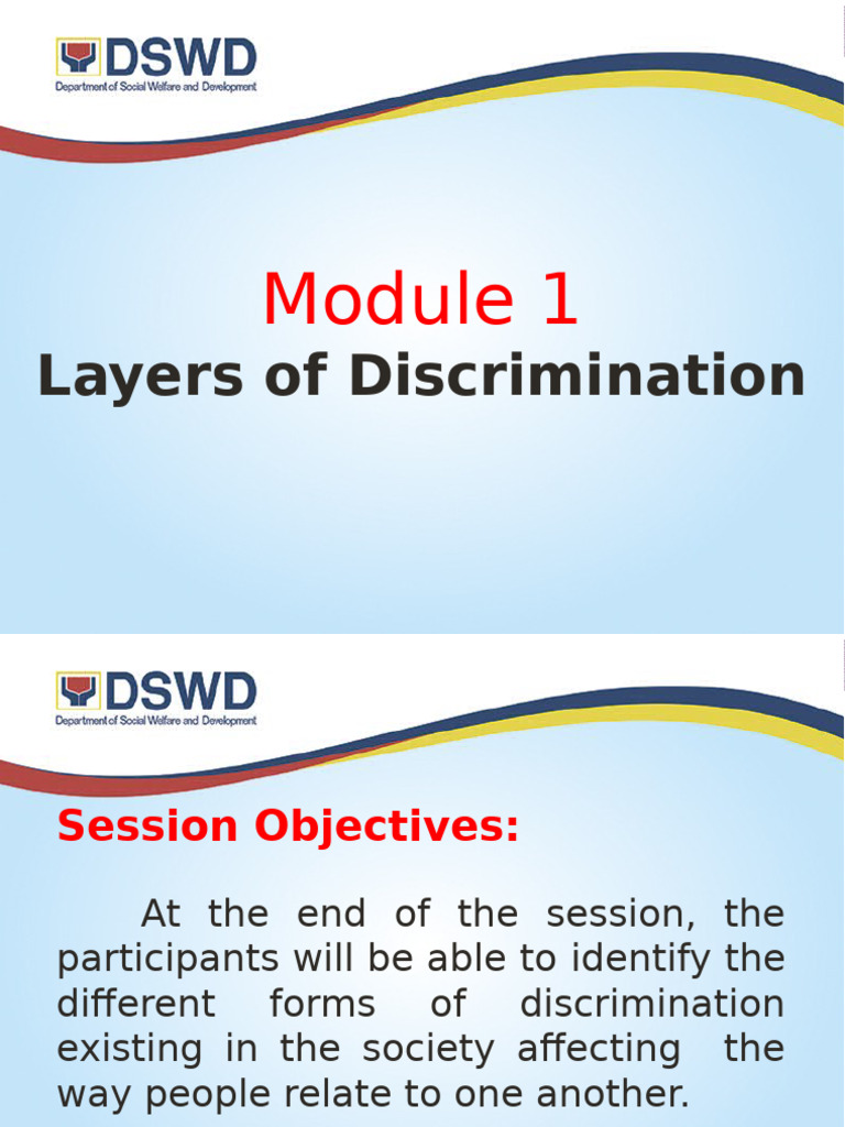 Understanding Gender Agents and Discrimination | PDF | Prejudices ...