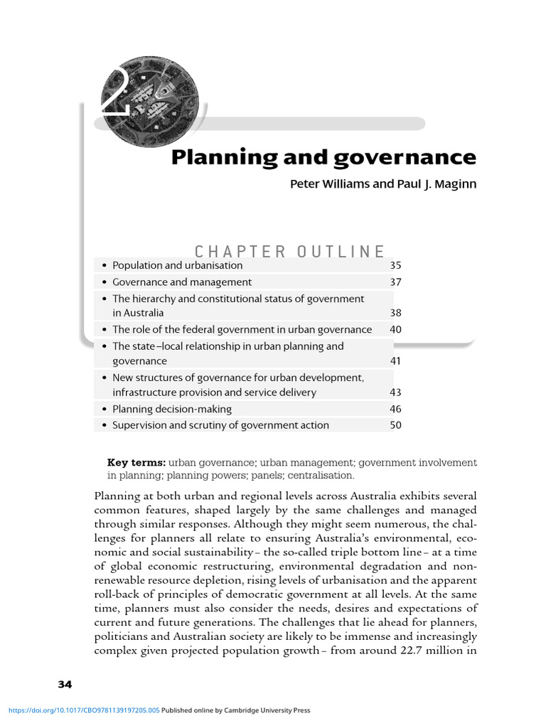 planning-and-governance | PDF | States And Territories Of Australia ...