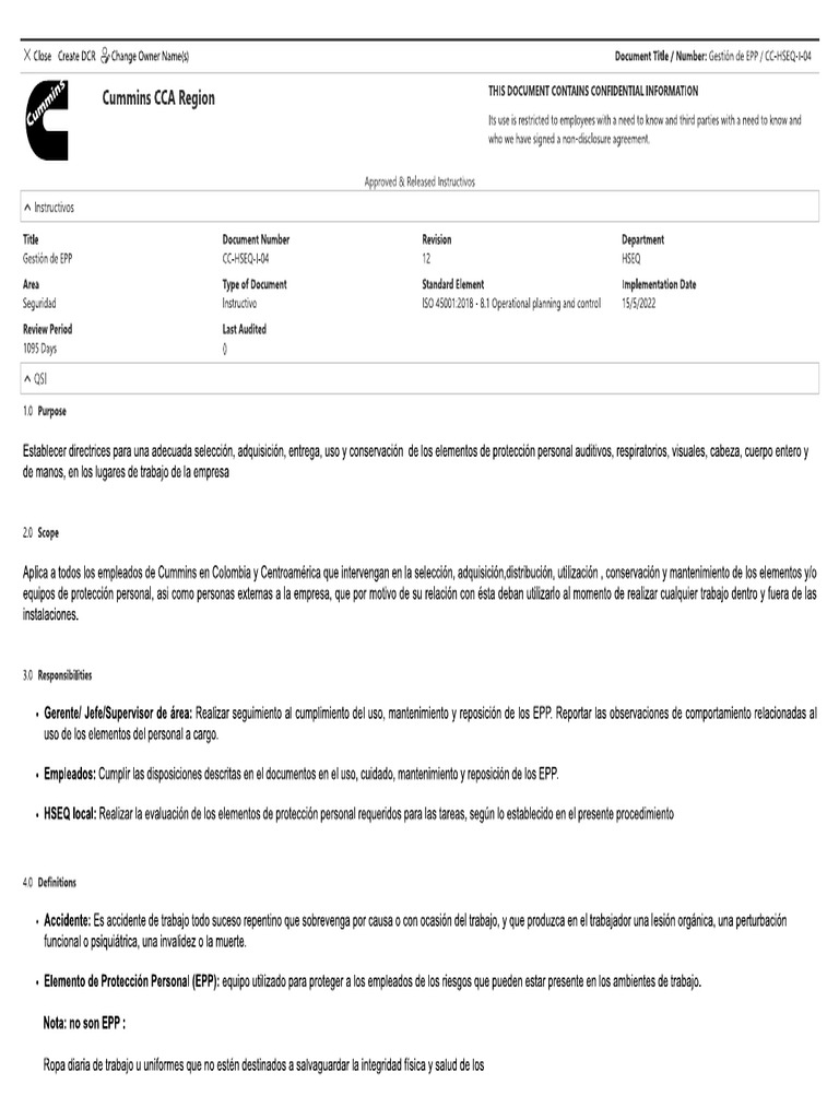 Released-Gestión de EPP | PDF