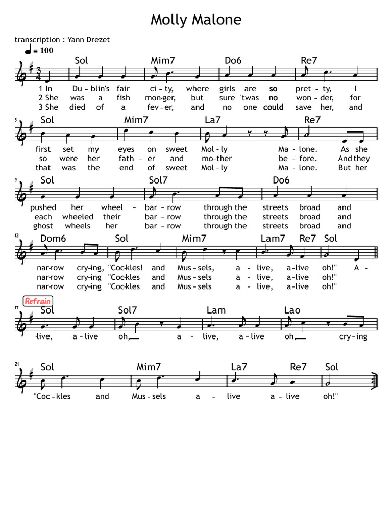 Molly Malone | PDF