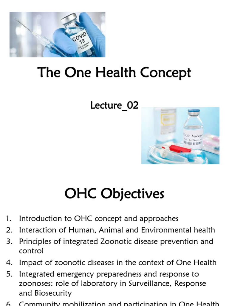 Understanding One Health Concepts and Applications | PDF