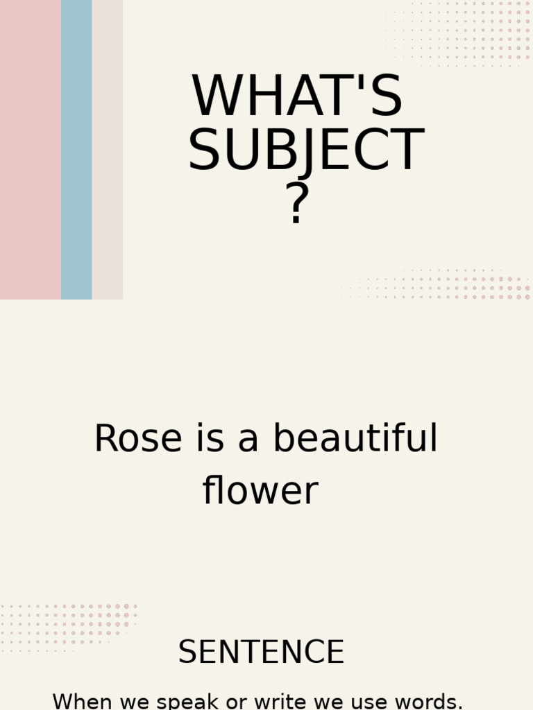 Understanding Sentence Structure Basics | PDF