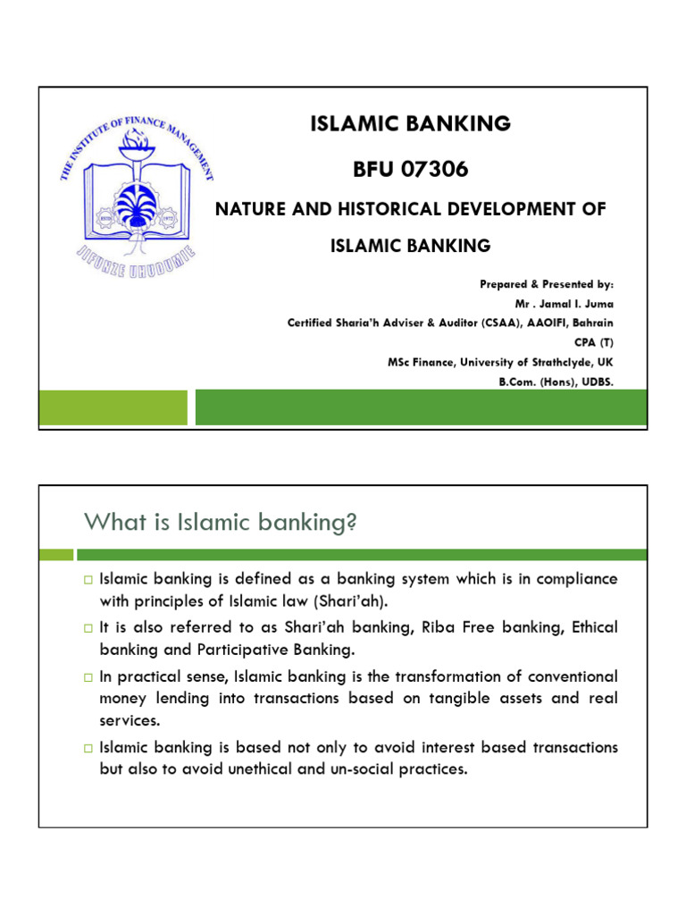 ISLAMIC BANKING | PDF | Islamic Banking And Finance | Banks
