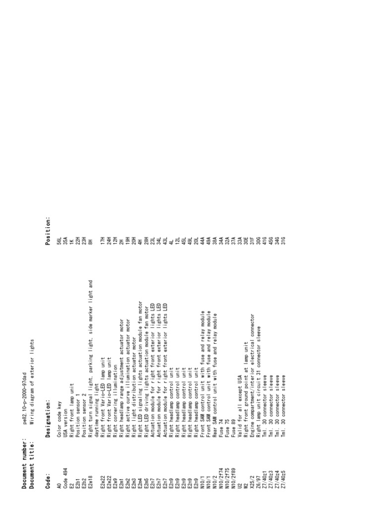 Exterior Lights Wiring Diagram | PDF | Electrical Engineering ...