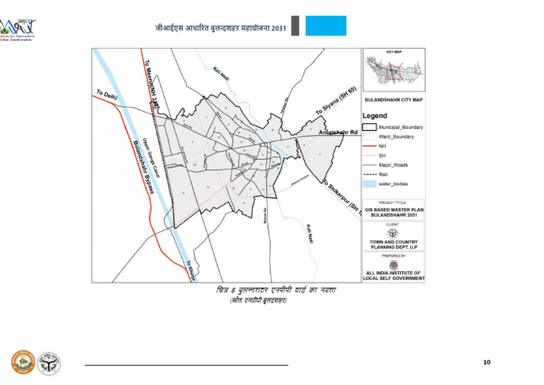 Bulandshahr Master Plan 2031 Map Bdabulandshahar - in 391 | PDF