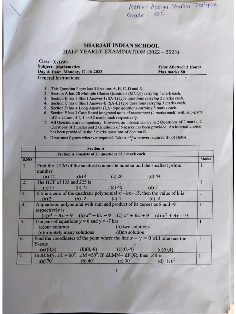 Mathematics (GW) | PDF
