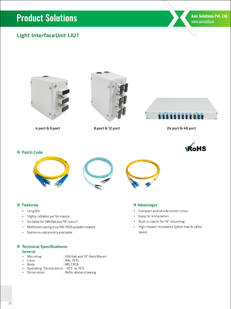 Light Interface Unit (LIU1) | PDF