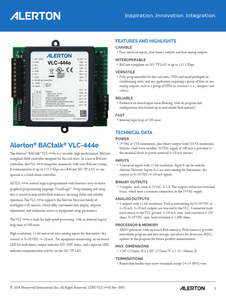HBT Bms LTBT VLC 444e Datasheet | PDF | Computer Engineering ...