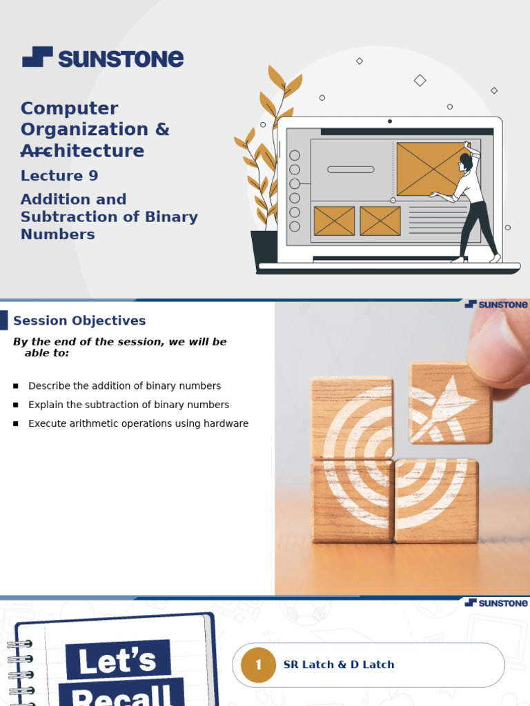 244821lecture 9 Addition And Subtraction Of Binary Numbers 1692423450592 Pdf Subtraction