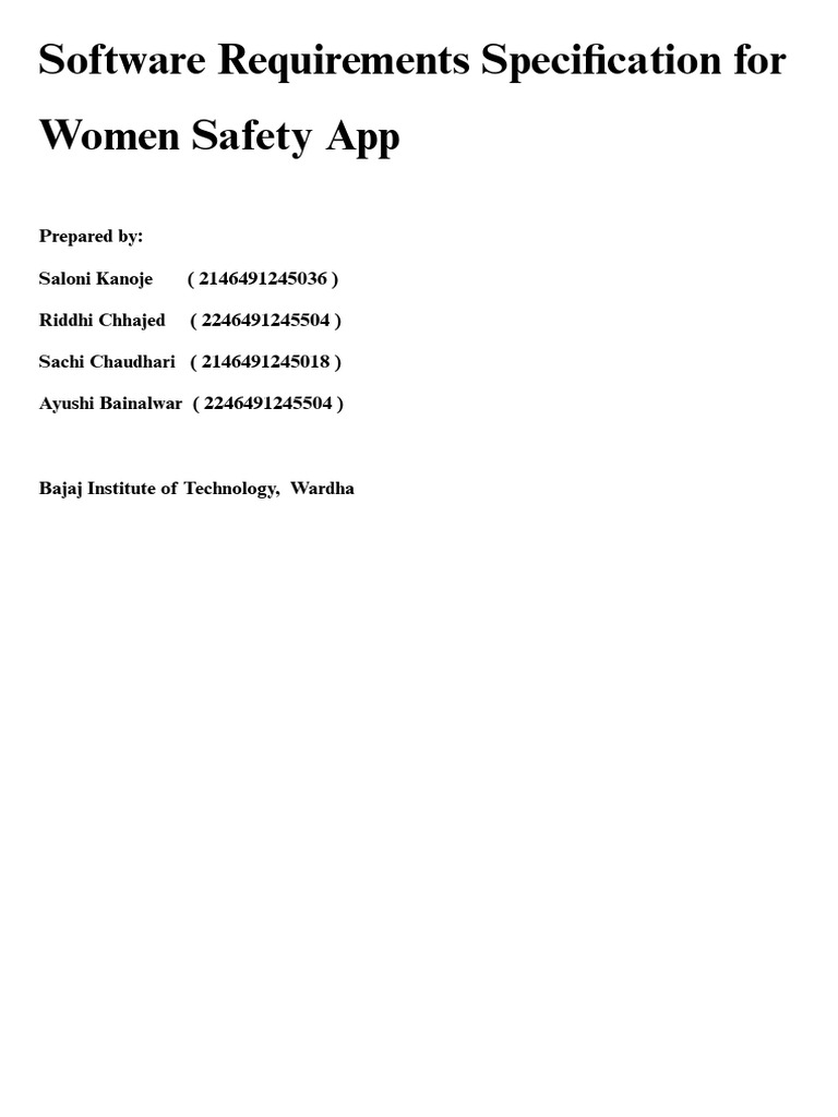 Srs For Wsa 1 Pdf Mobile App Usability