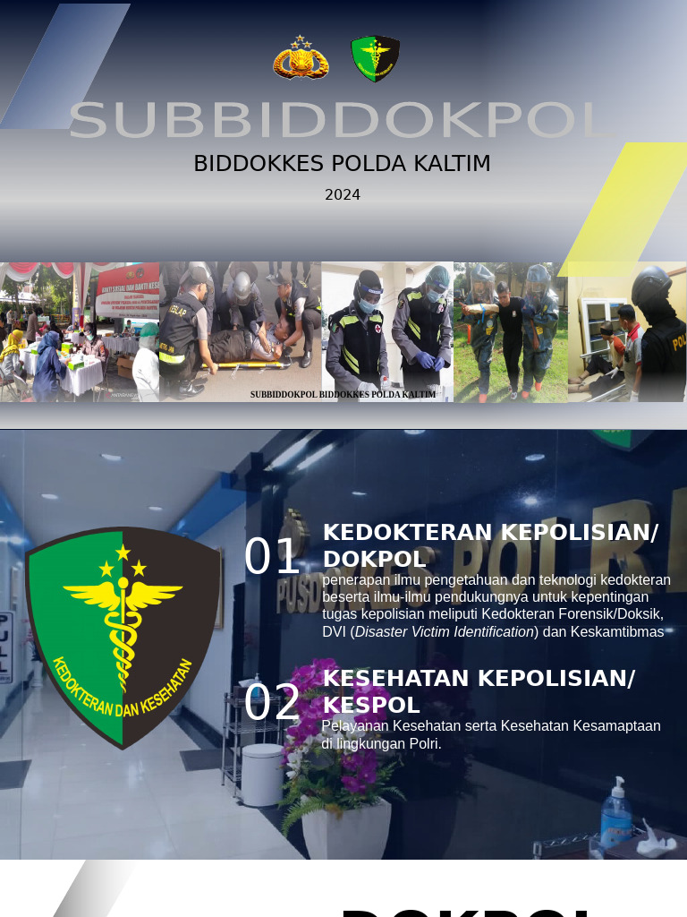 Tugas dan Struktur Dokpol Polda Kaltim | PDF