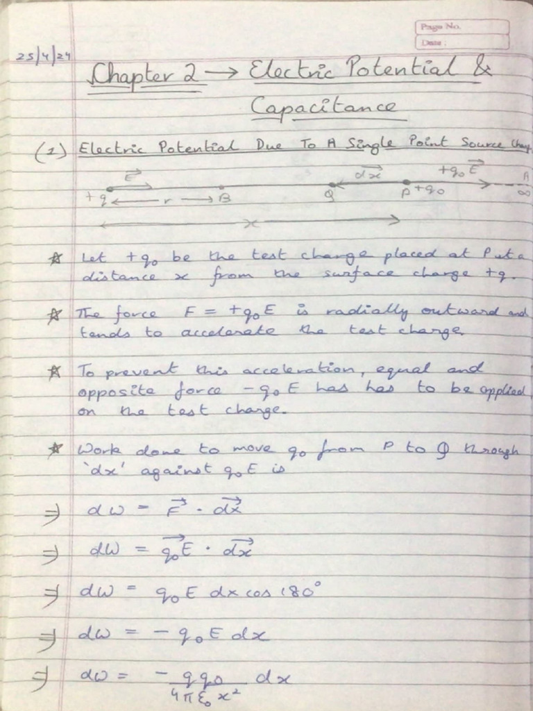 Chapter 2 - Physics (12th) | PDF