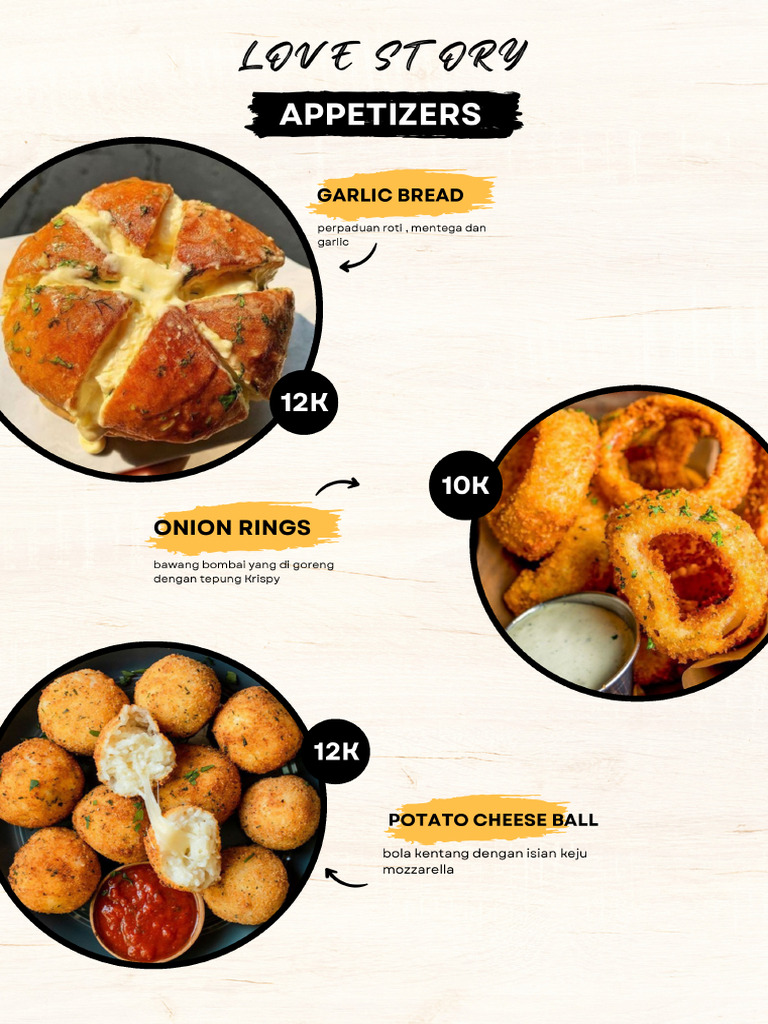 Beige Black Modern Simple Food Menu - 20241028 - 170232 - 0000 | PDF