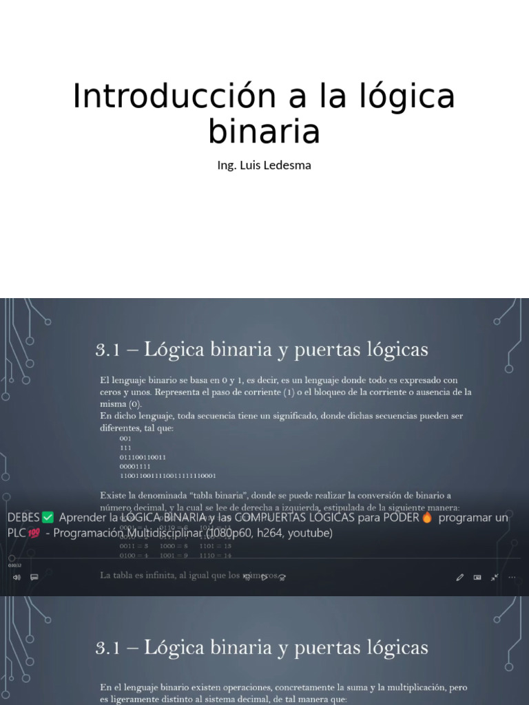 Logica Binaria | PDF
