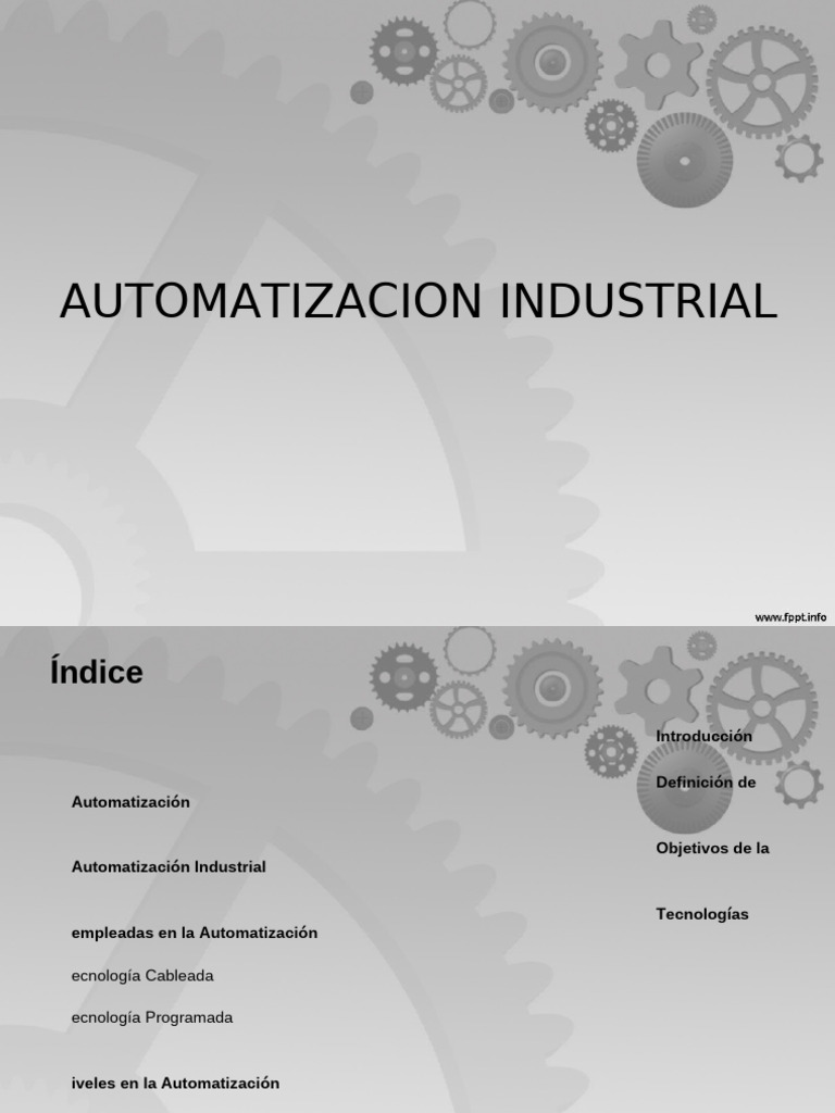 Automatización Industrial: Tecnologías y Beneficios | PDF | Controlador lógico programable ...