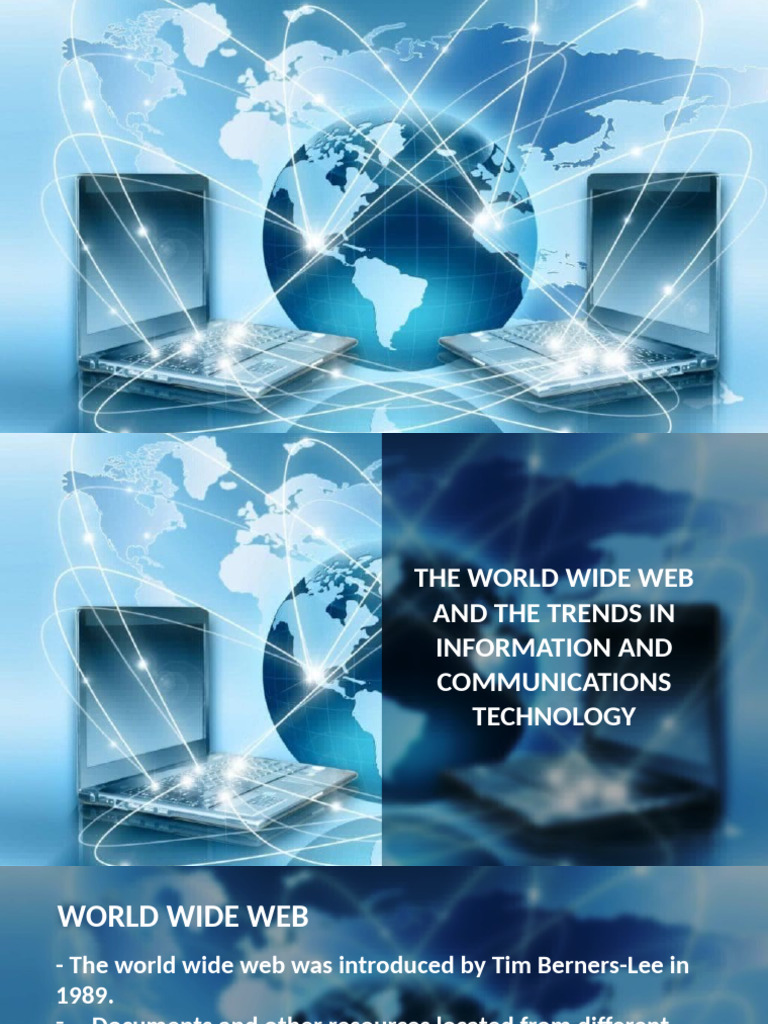 WWW and Trends | PDF | World Wide Web | Internet & Web