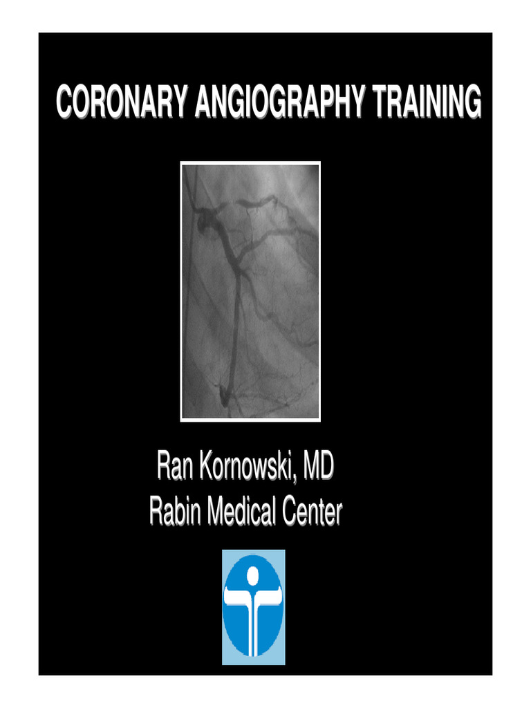 Angiogram Prop Kornovski | PDF | Coronary Artery Disease | Cardiovascular Diseases