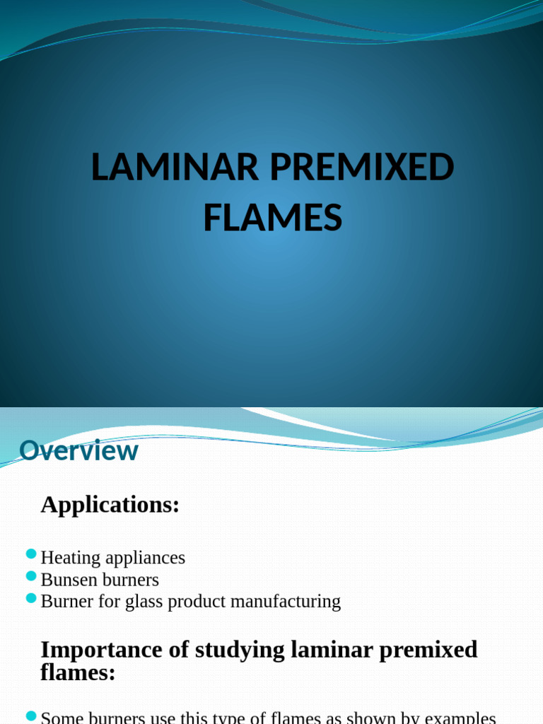 Ramadan Youssef Sakr Moustafa_Lecture 6-Laminar Premixed Flames | PDF | Combustion | Stoichiometry