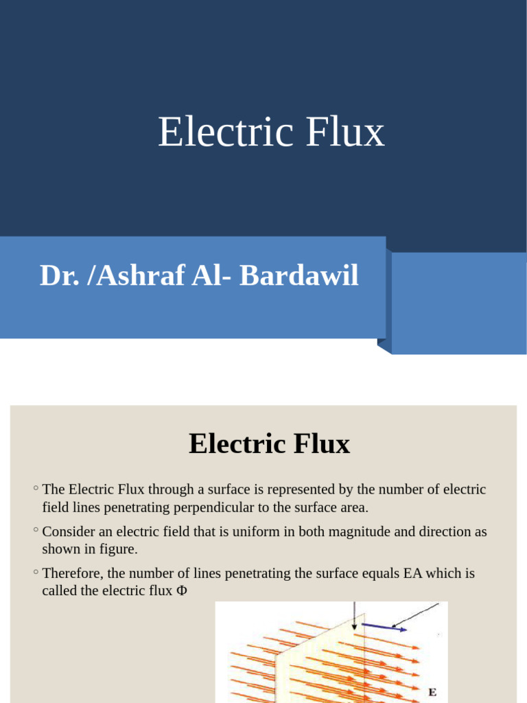 Lecture 4 Electric Flux | PDF | Flux | Materials Science