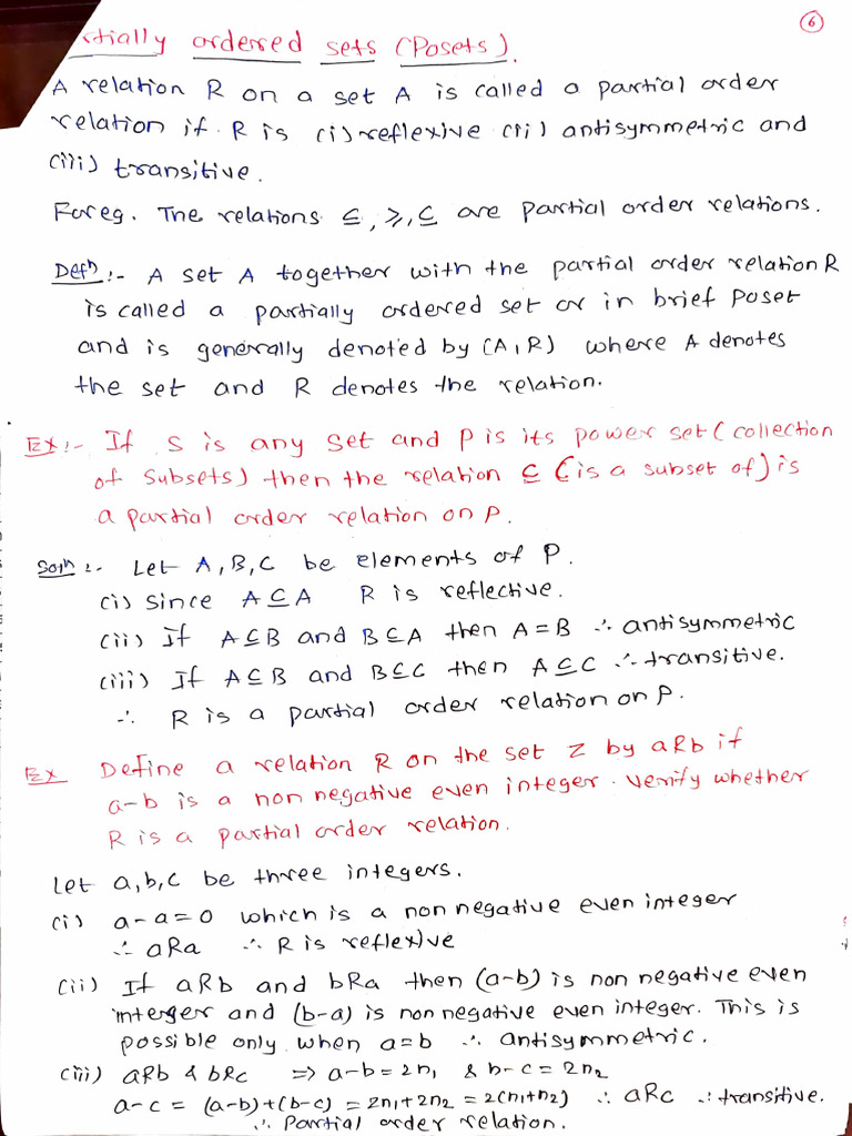 3.Posets and Hasse Diagram | PDF | Infographics | Mathematical Structures