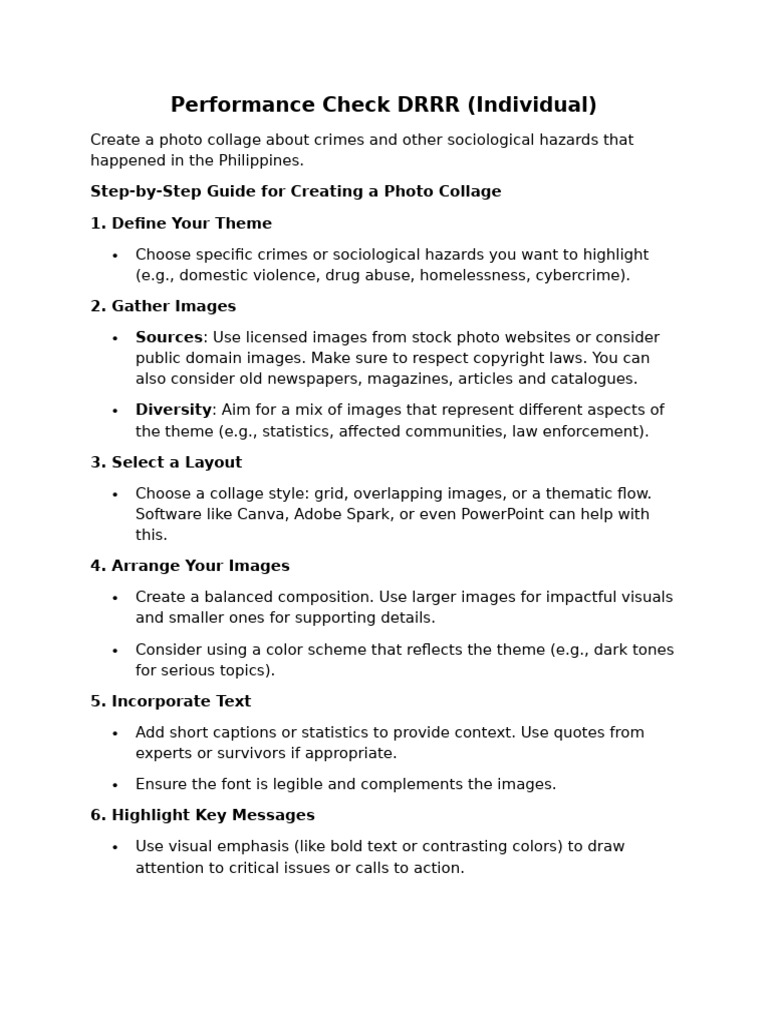 Performance Check DRRR | PDF