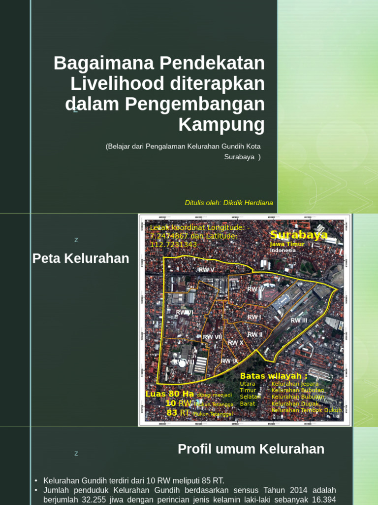 Bagaimana Pengembangan Livelihood Dilakukan (Belajar Dari Kampung ...